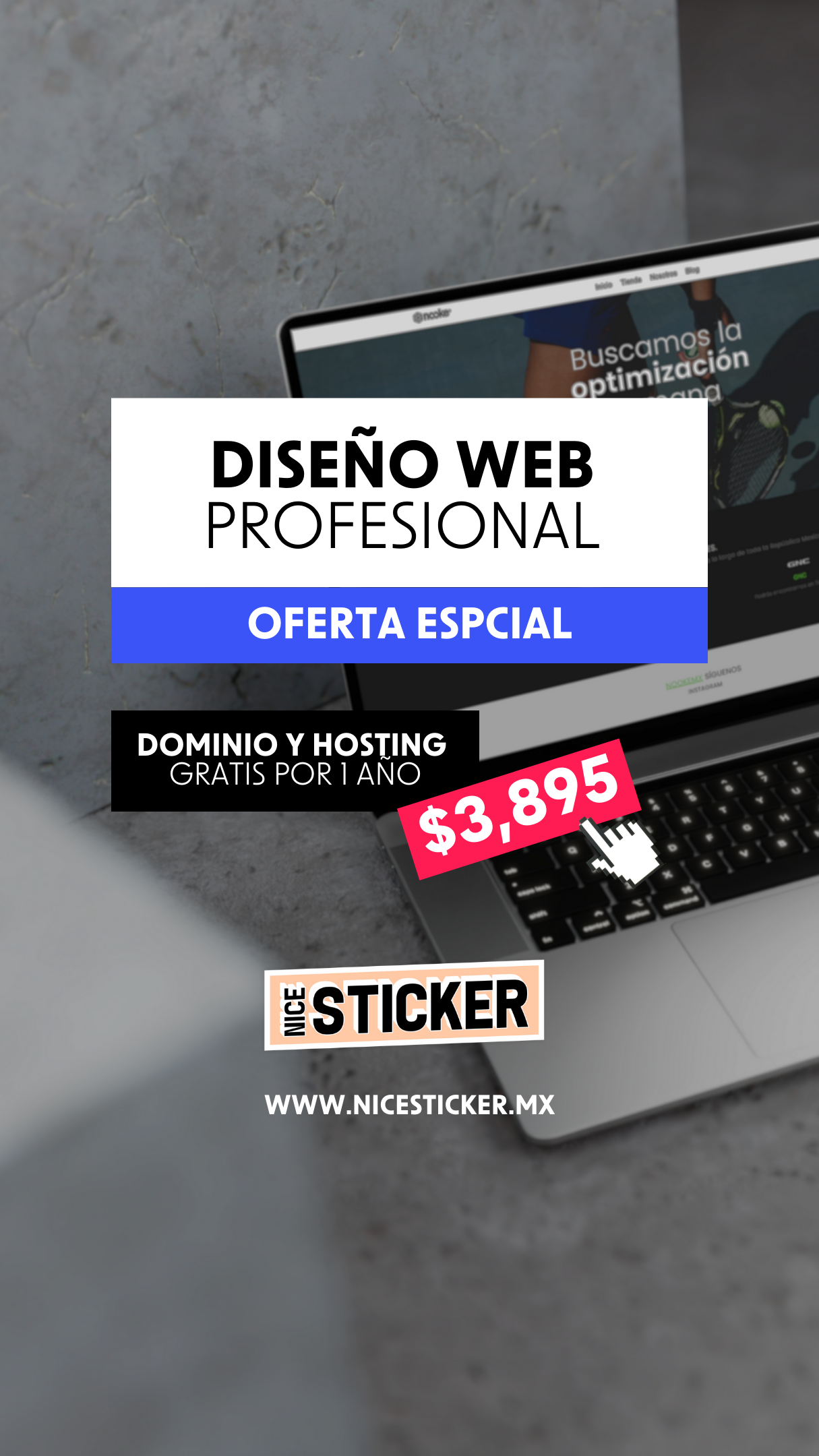 Diseño Web y eCommerce Profesional - Nice Sticker