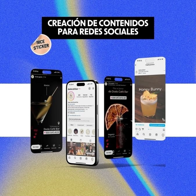 Creación de Contenidos y Gestión de Redes Sociales - Nice Sticker